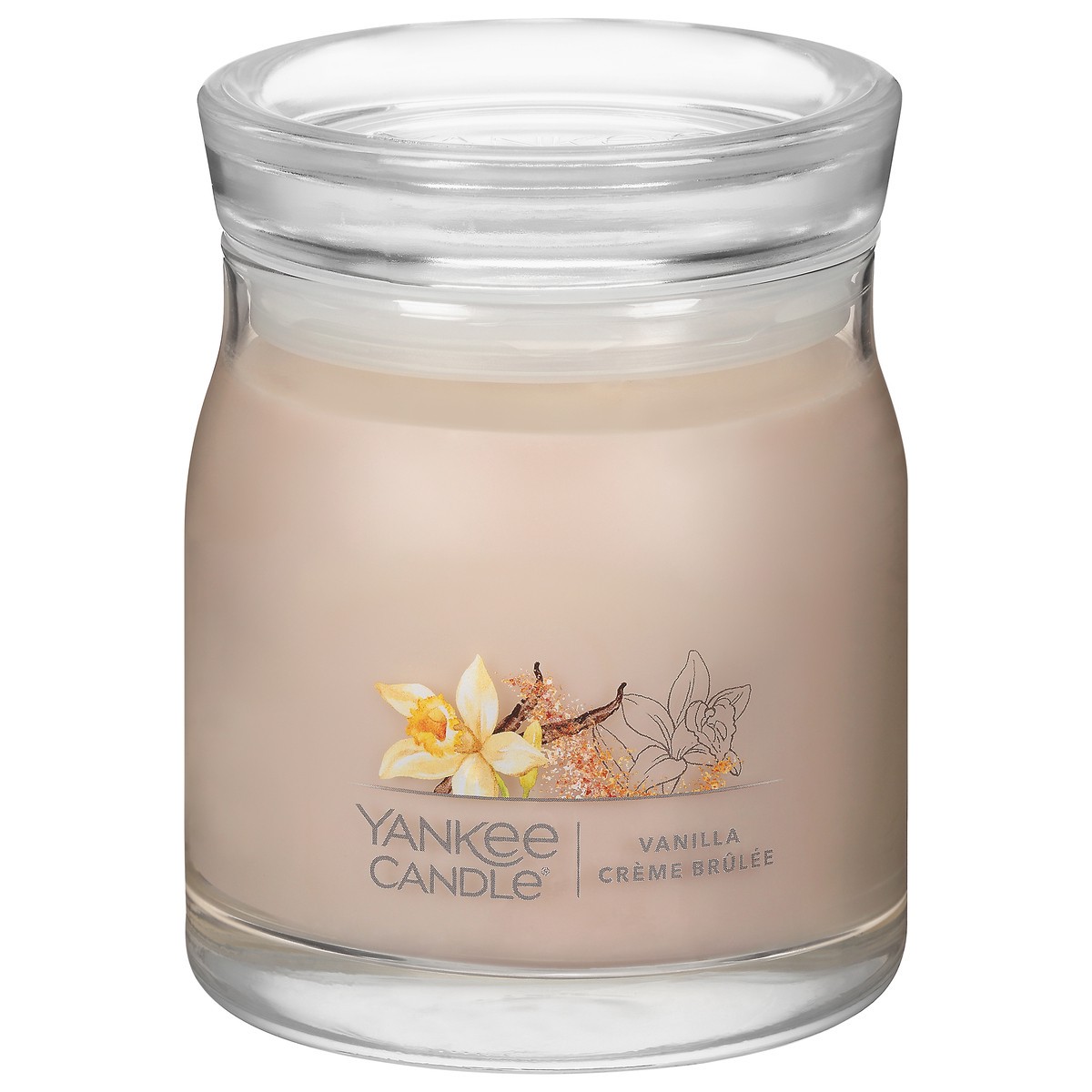 Yankee Candle Signature Collection Medium Jar Vanilla Crème Brulée 13 ...