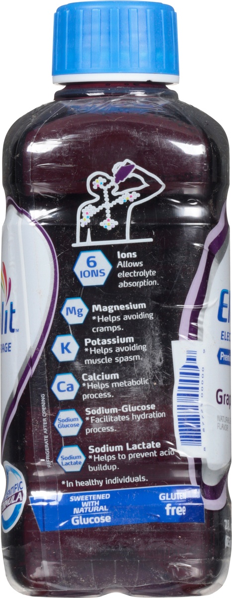 Electrolit Premium Hydration Grape Artificially Flavored Electrolyte ...