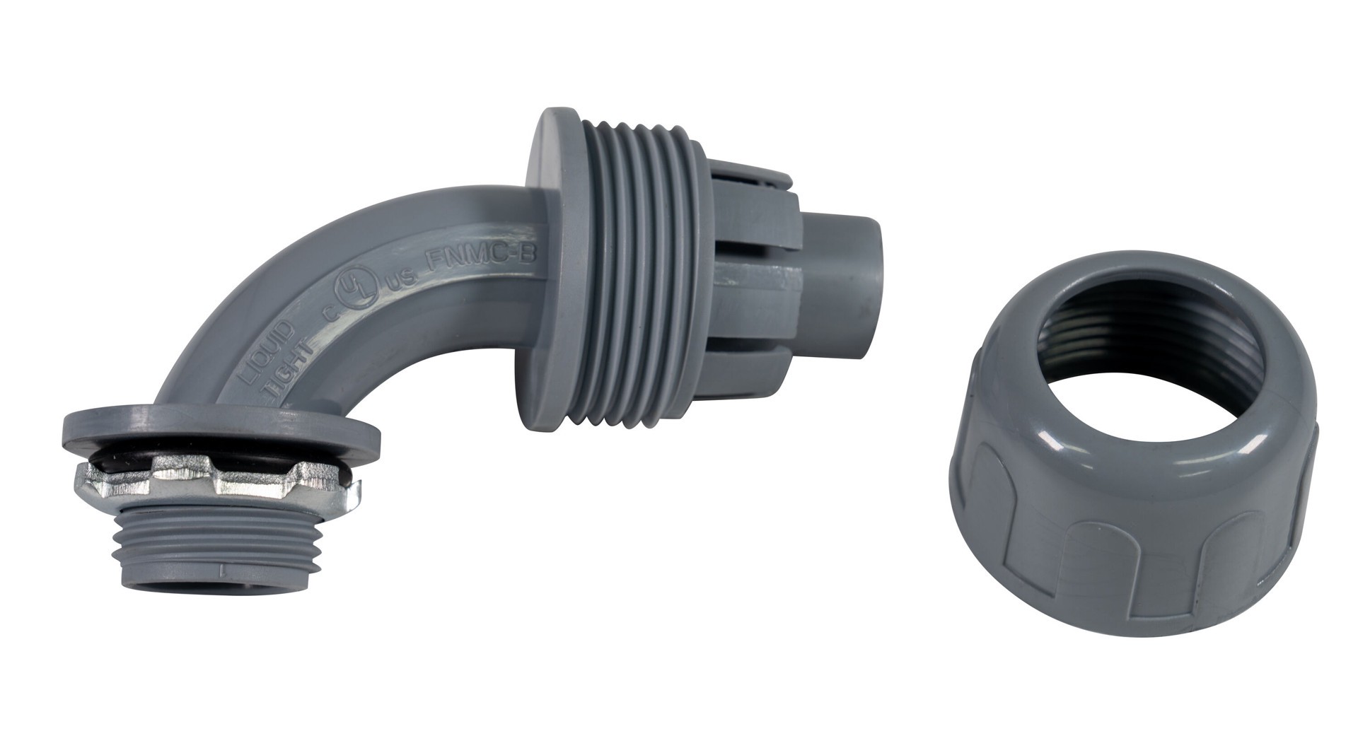 Southwire 1/2-in 90 -Degree Liquid Tight PVC Right angle type Connector ...