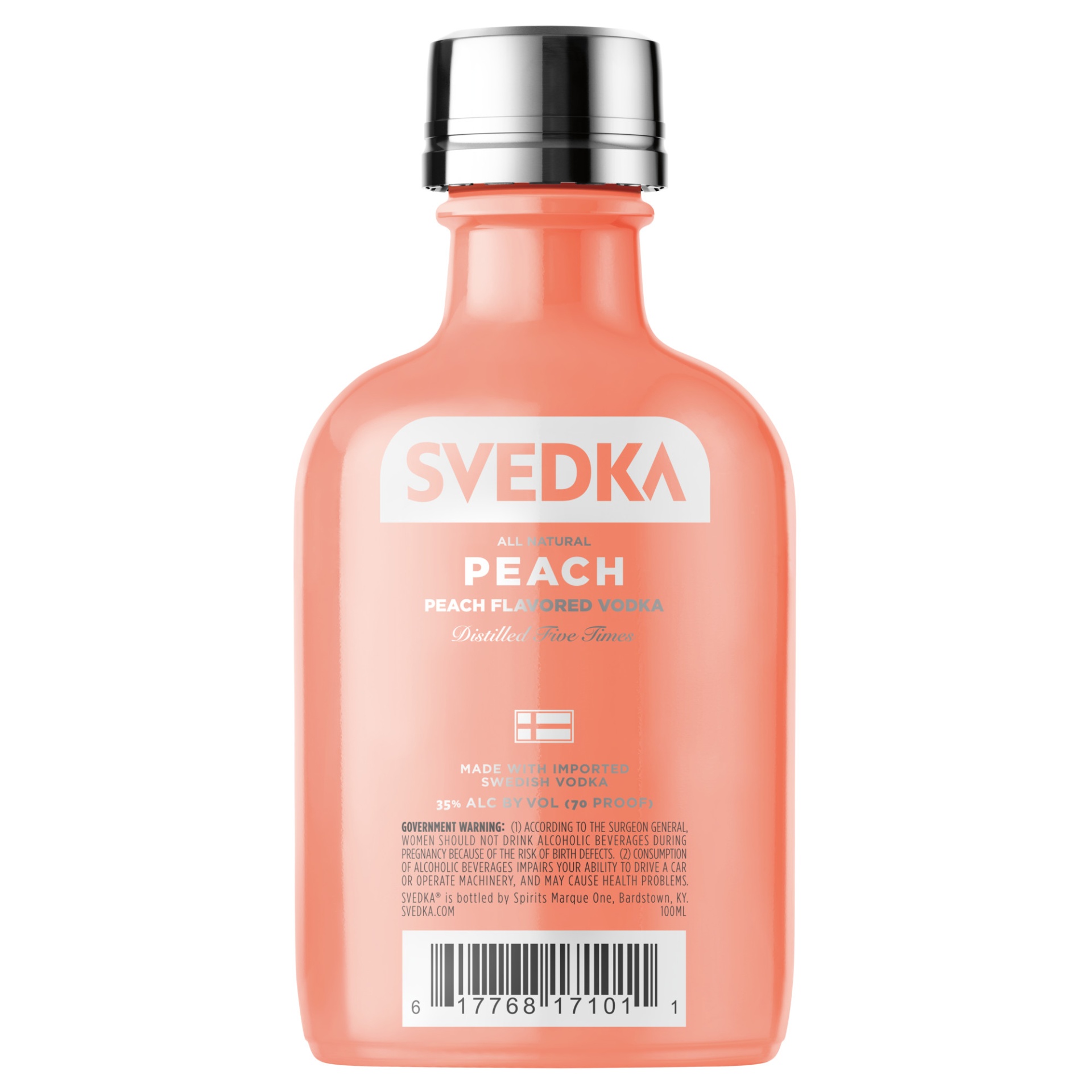 SVEDKA Peach Flavored Vodka, 70 Proof 100 ml | Shipt