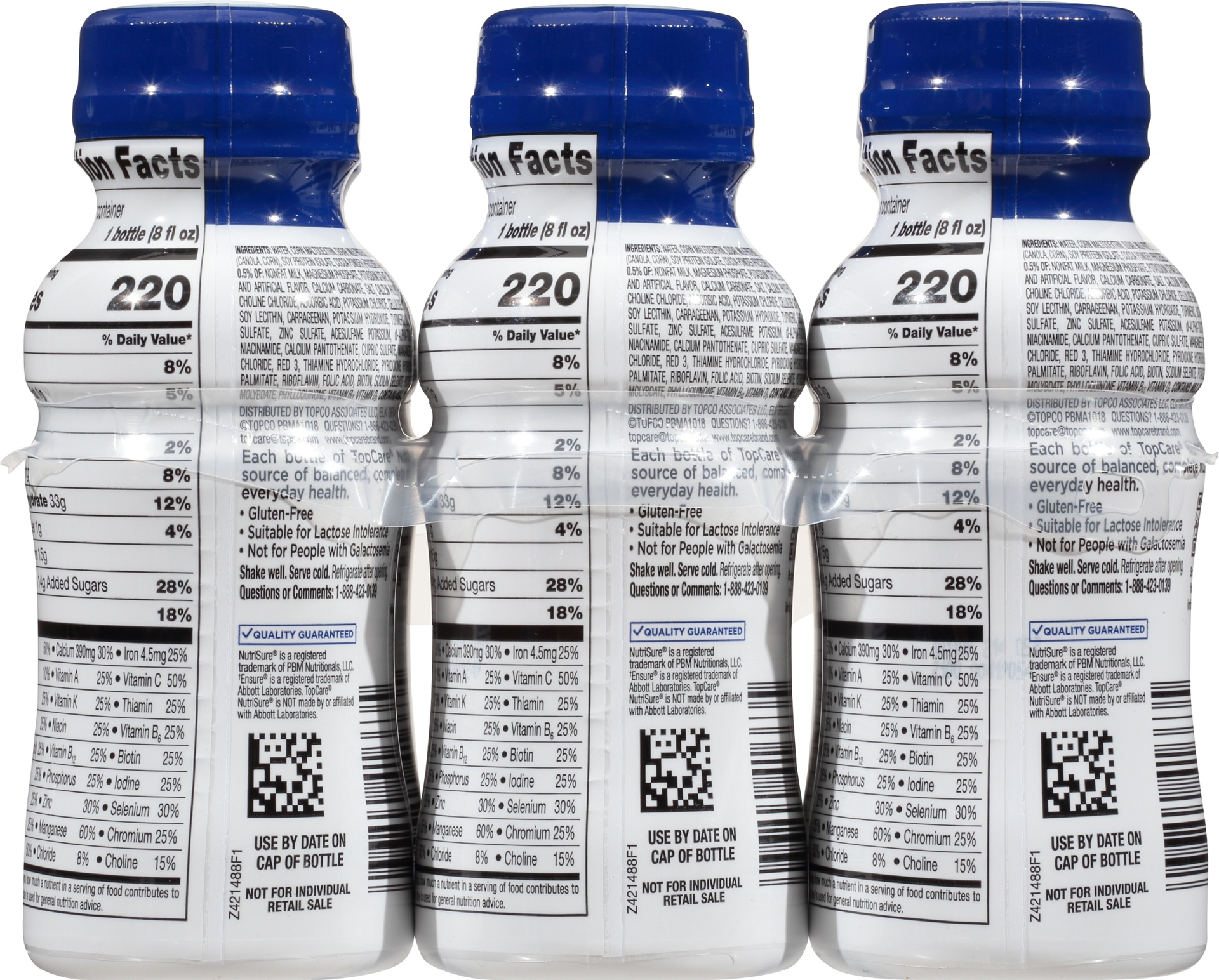 TopCare Nutrisure Milk Chocolate Shake 6 ct; 8 fl oz | Shipt