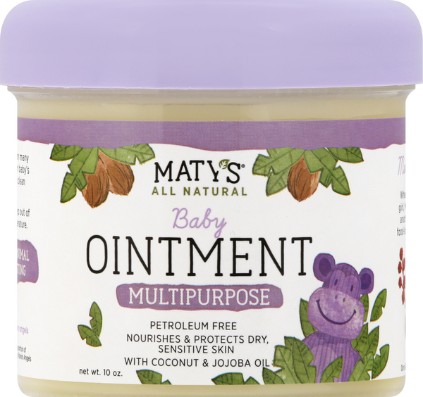 Maty's All Natural Baby Ointment With Coconut Oil Jojoba Oil & Vitamin ...