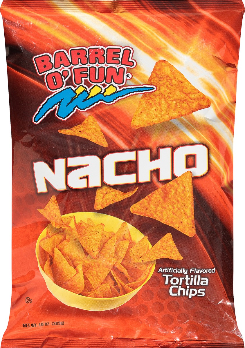 Barrel O' Fun Nacho Tortilla Chips Bag 1 ct | Shipt