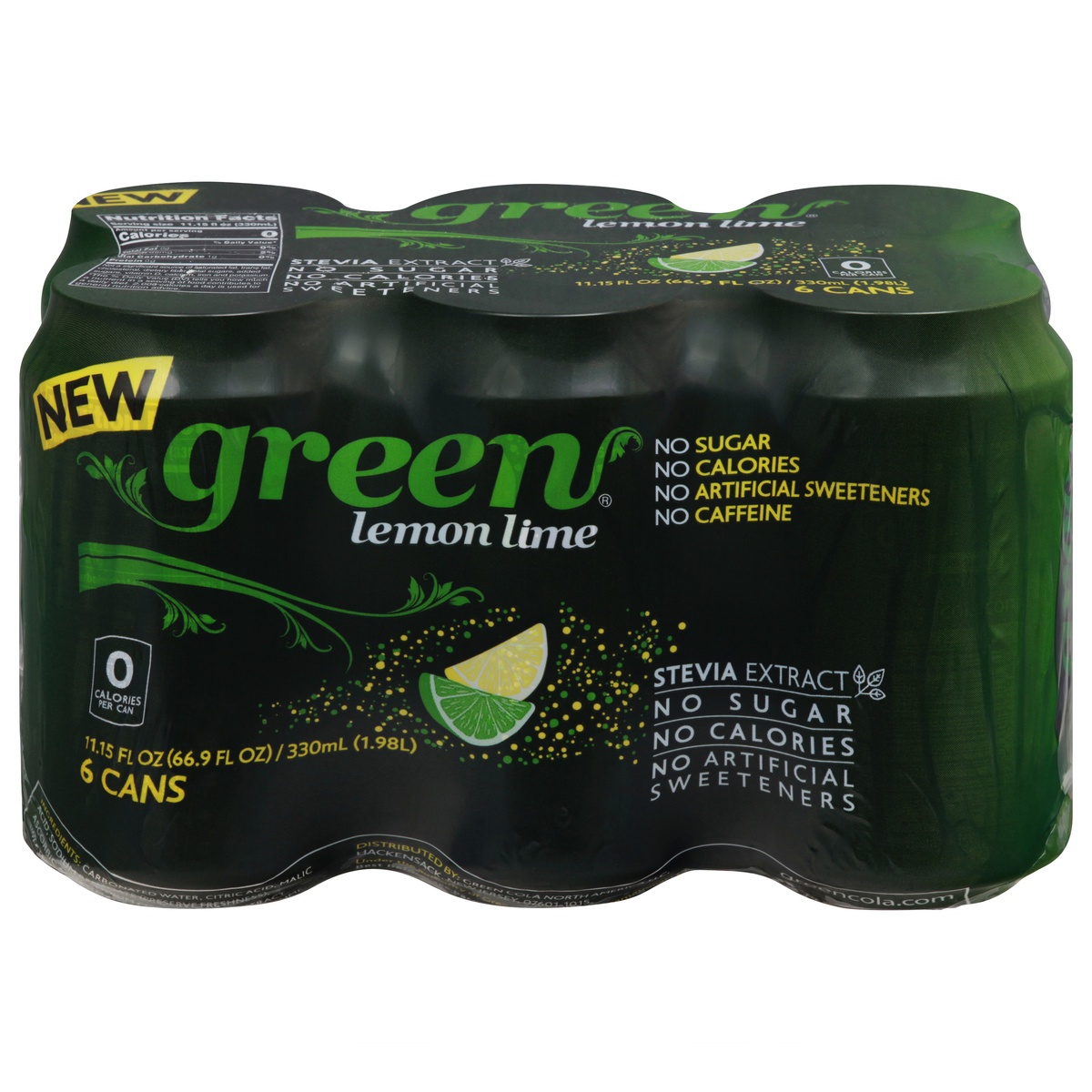 Green Cola Lemon Lime Beverage 6 ct; 11.15 oz | Shipt
