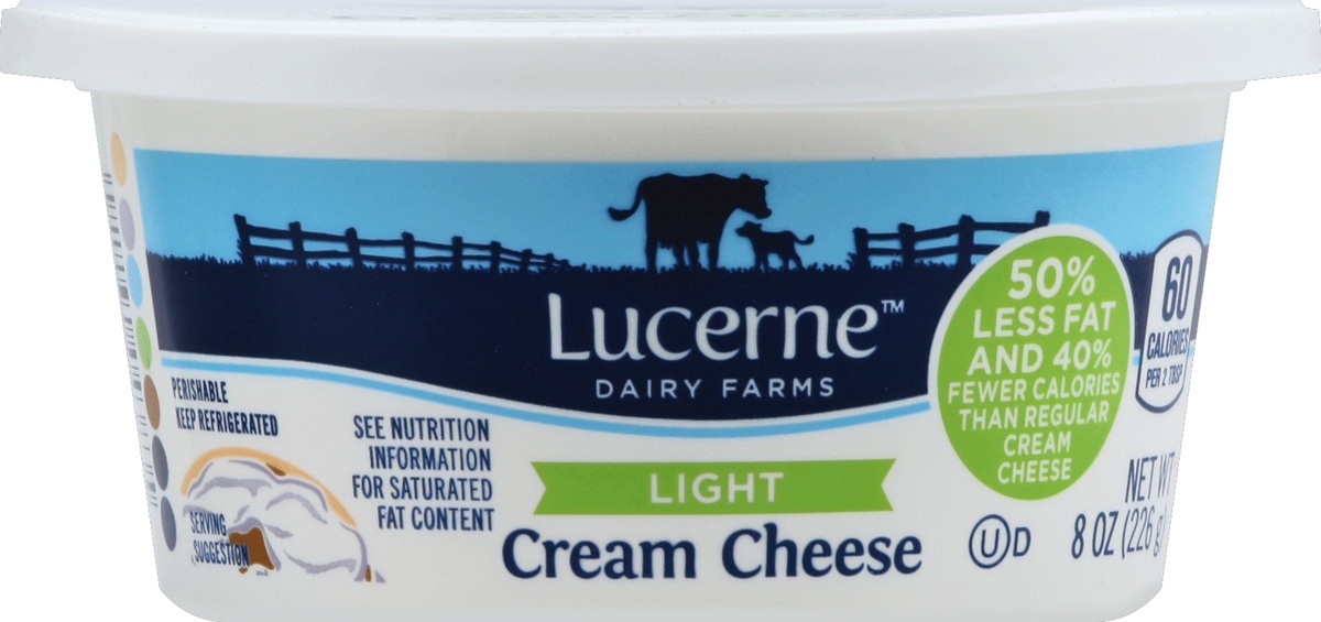 Lucerne Dairy Farms Light Cream Cheese 8 oz | Shipt