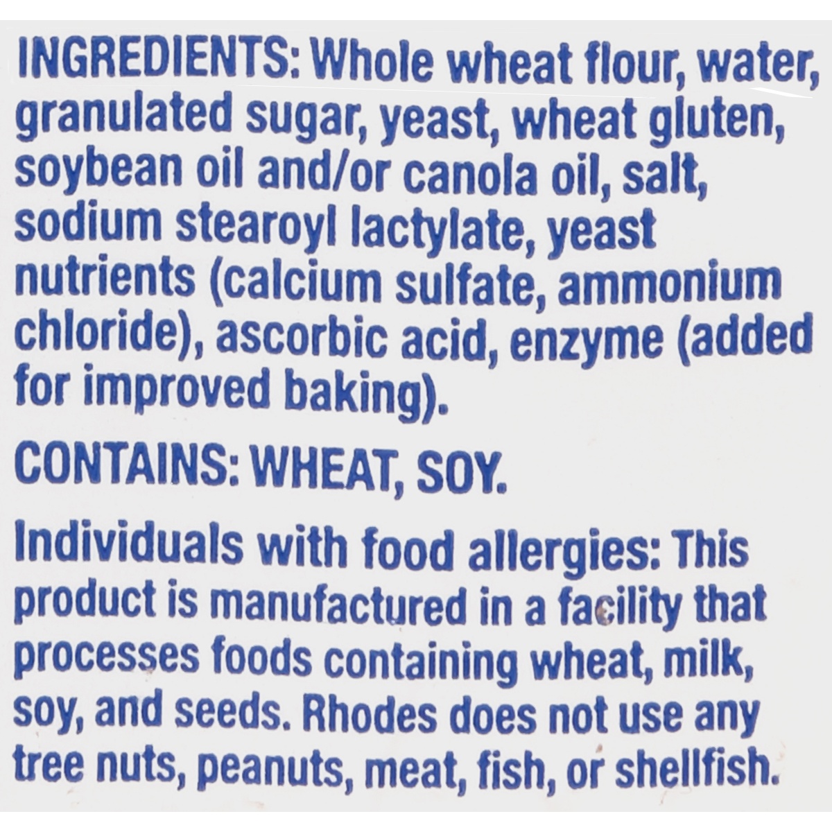 Rhodes Bake-N-Serv 100% Whole Wheat Bread Dough 3 ct | Shipt