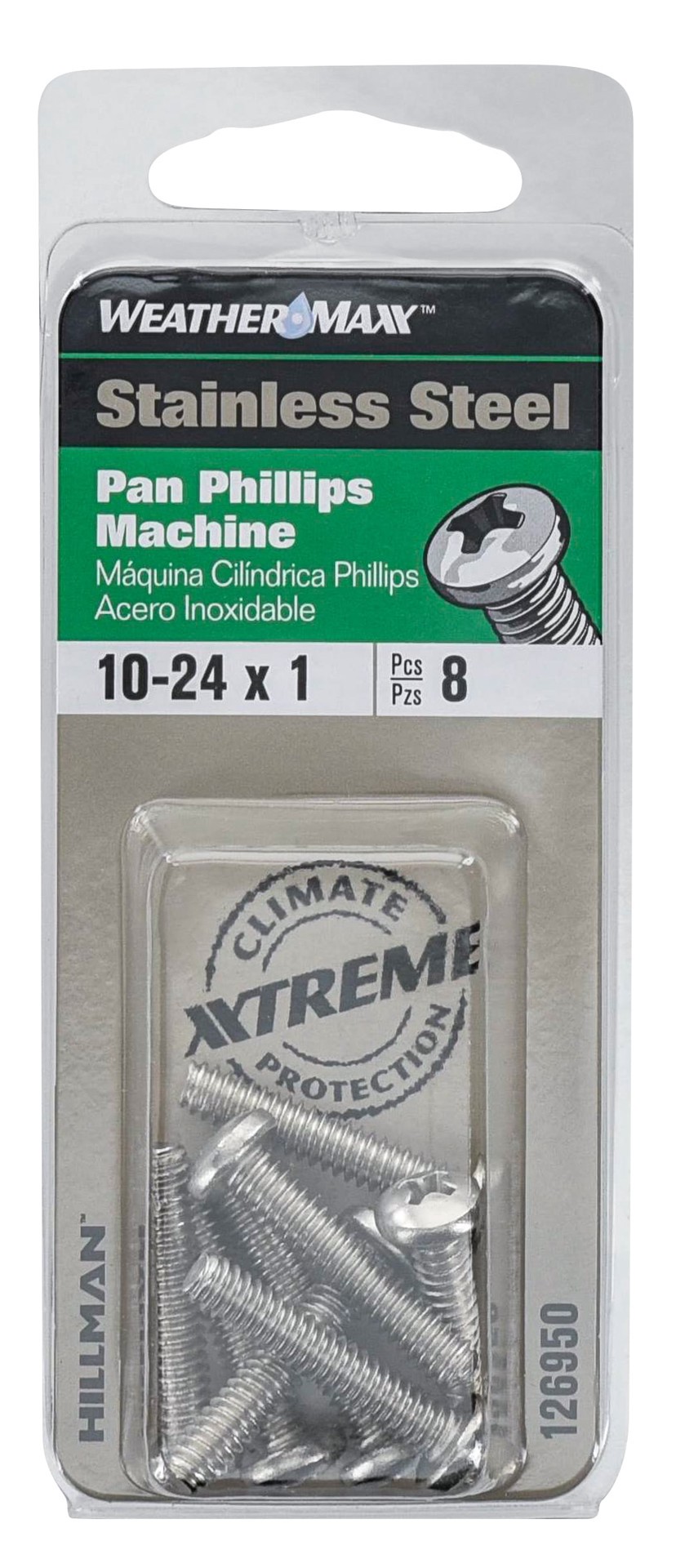 Hillman #10 - 24 x 1-in Phillips -Drive Machine screws ( 8 -Count ) 1 ...