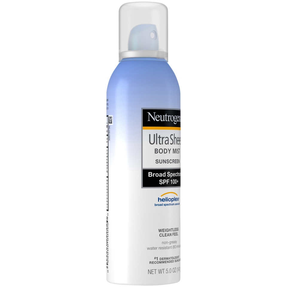 Neutrogena Ultra Sheer Body Mist Sunscreen, Broad Spectrum Spf 100 5 oz ...