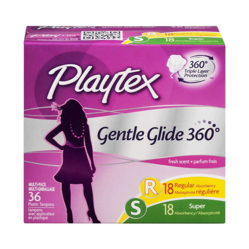 Playtex Gentle Glide 360 Fresh Scent Multipack Tampons 36 ct | Shipt