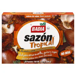 Badia Sazon Tropical Culantro&Achiote (Coriander&Annatto)Pkt 20 ct | shipt