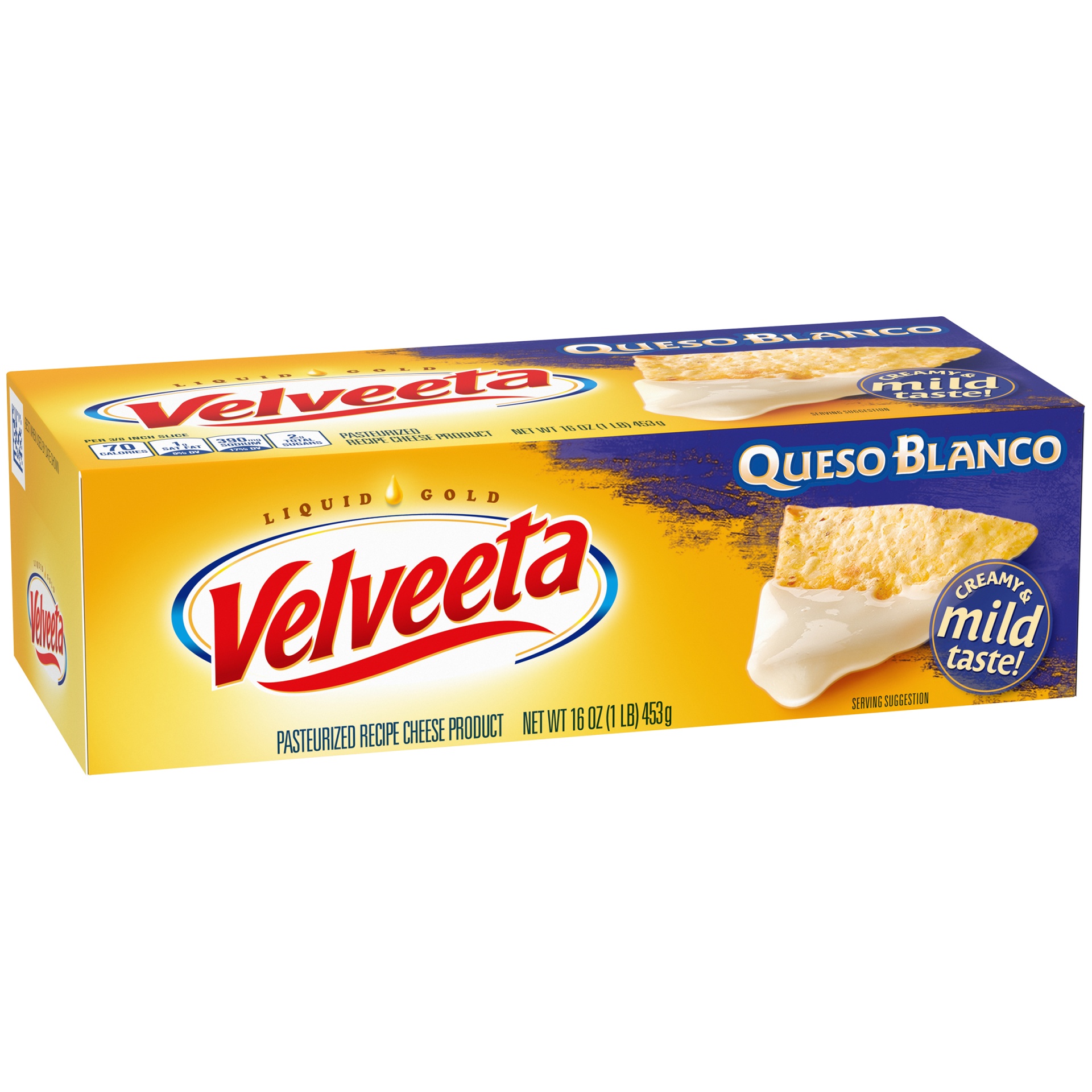 Velveeta Queso Blanco Cheese Block 16 oz | Shipt