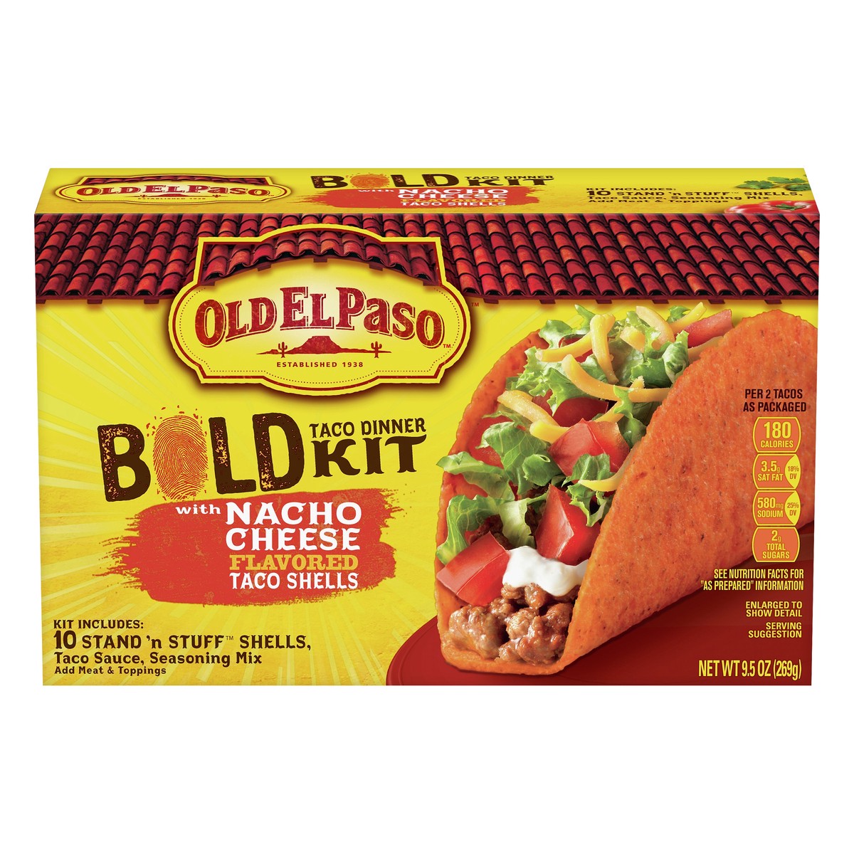 Old El Paso Bold Taco Dinner Kit Nacho Cheese 9.5 oz | Shipt Old El Paso Bold Taco Dinner Kit Nacho Cheese 9.5 oz | Shipt