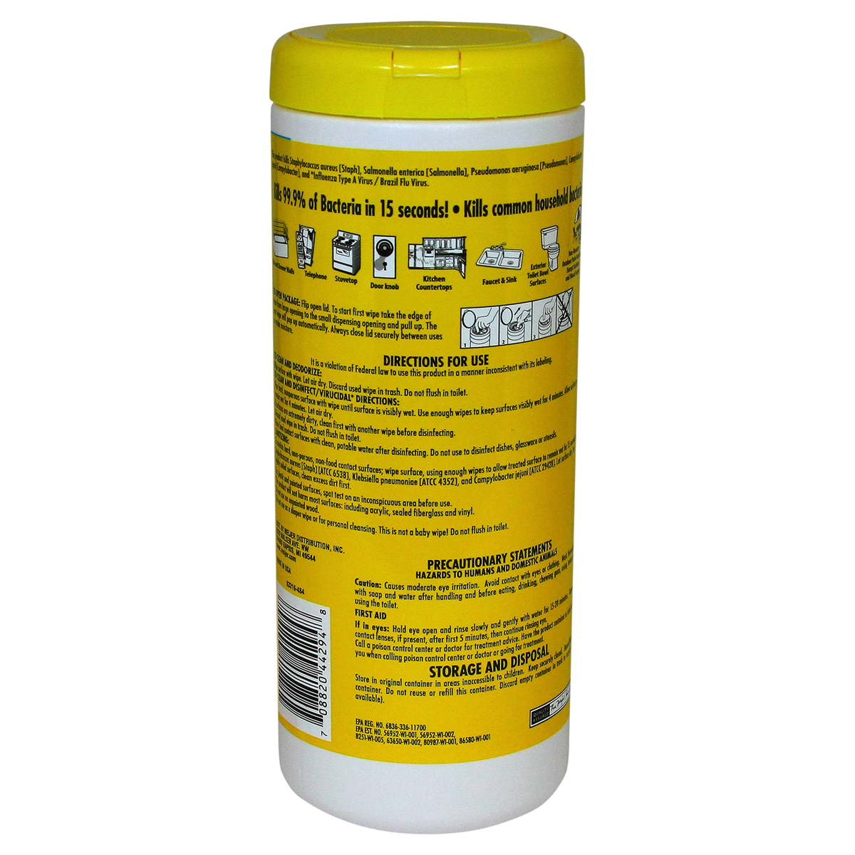 Meijer Lemon Scent Disinfecting Wipes 35 ct | Shipt