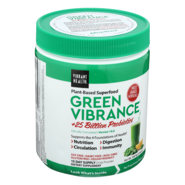 Vibrant Health Green Vibrance Plant-based Superfood Powder 5.96 oz | Shipt