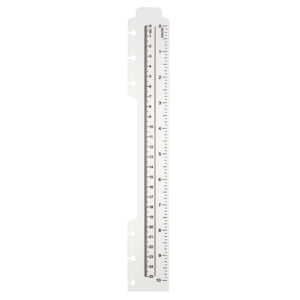 TUL Custom Note-Taking System Discbound Plastic Ruler, 10'', Clear 1 ct ...