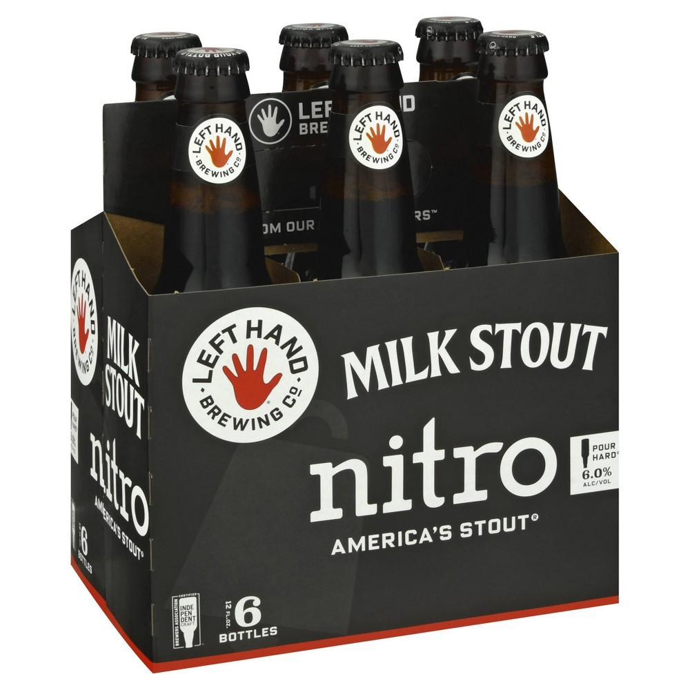 Left Hand Brewing Co. Left Hand Nitro Milk Stout Beer - 6pk/12 fl oz ...