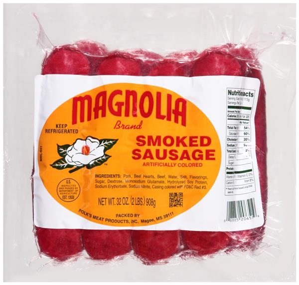 Magnolia Magnolia Brand Smoked Sausage 32 oz | Shipt