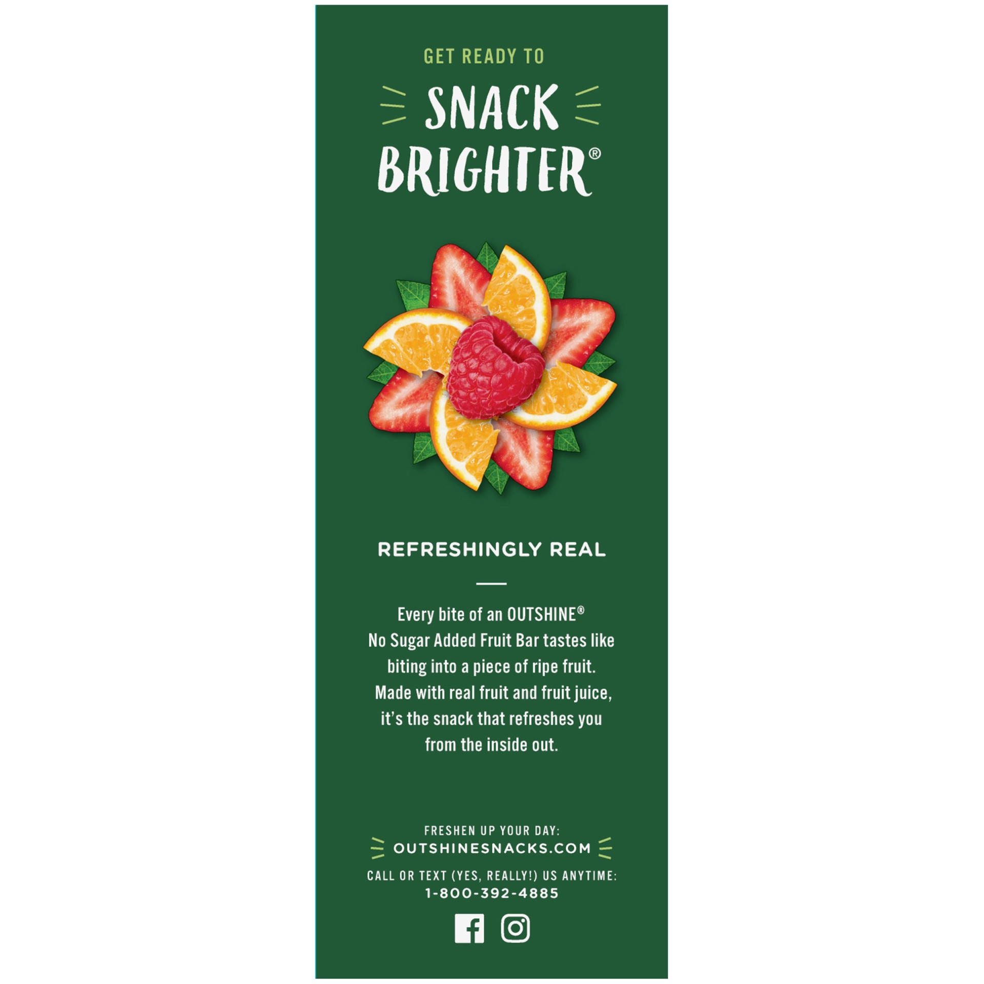 Outshine Strawberry, Raspberry, Tangerine Frozen Fruit Bar - 12ct 12 ct ...