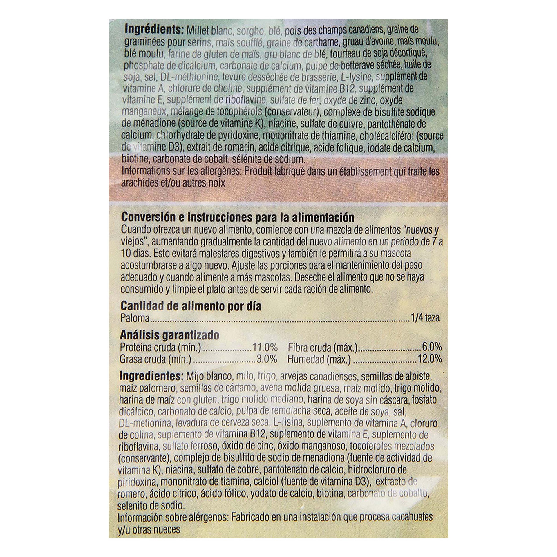 Kaytee Supreme Dove Food Fortified Daily Diet (Bag) 5 lb | Shipt