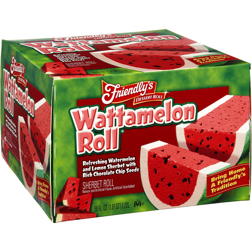 Friendly's Wattamelon Roll Seasonal Sherbet 58 fl oz | Shipt