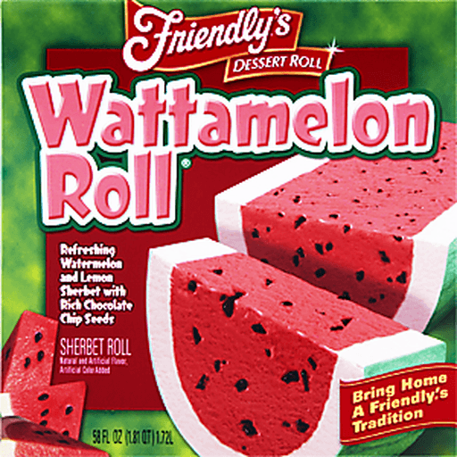 Friendly's Wattamelon Roll Seasonal Sherbet 58 fl oz | Shipt