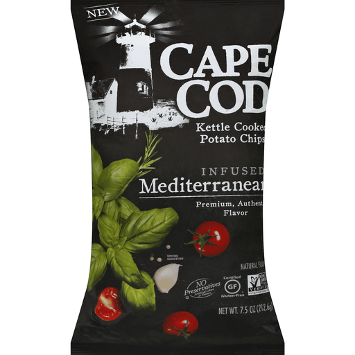 Cape Cod Infused Mediterranean Kettle Chips 7.5 oz | Shipt