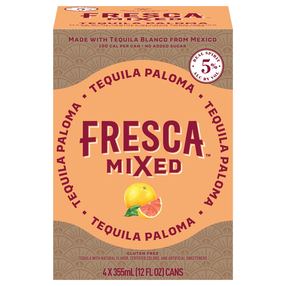 Hard Fresca Mixed Tequila Paloma - 4pk/12 fl oz Cans 4 ct; 12 fl oz | Shipt