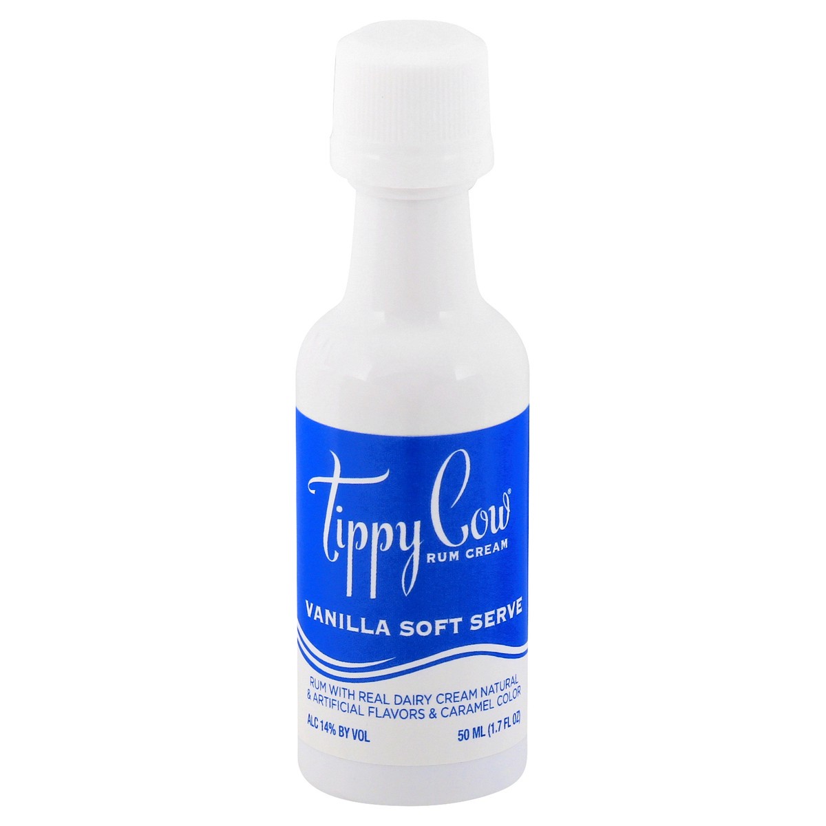 Tippy Cow Rum Cream, Vanilla Soft Serve 50 ml | Shipt