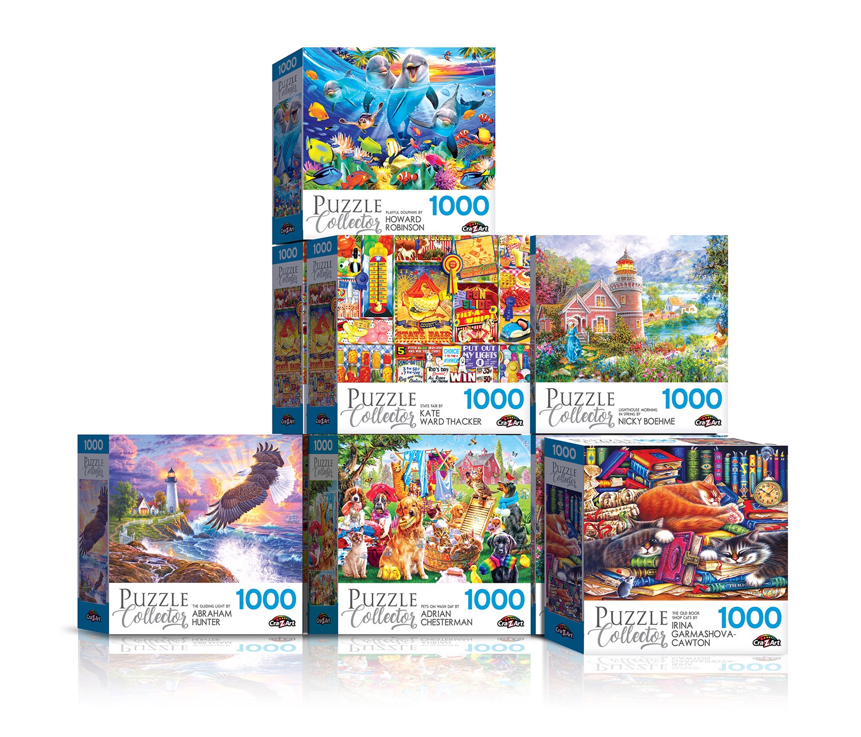 Cra-Z-Art 1000 Piece Puzzle, Assorted Puzzle Collector Designs 1000 pc ... Cra-Z-Art 1000 Piece Puzzle, Assorted Puzzle Collector Designs 1000 pc ...