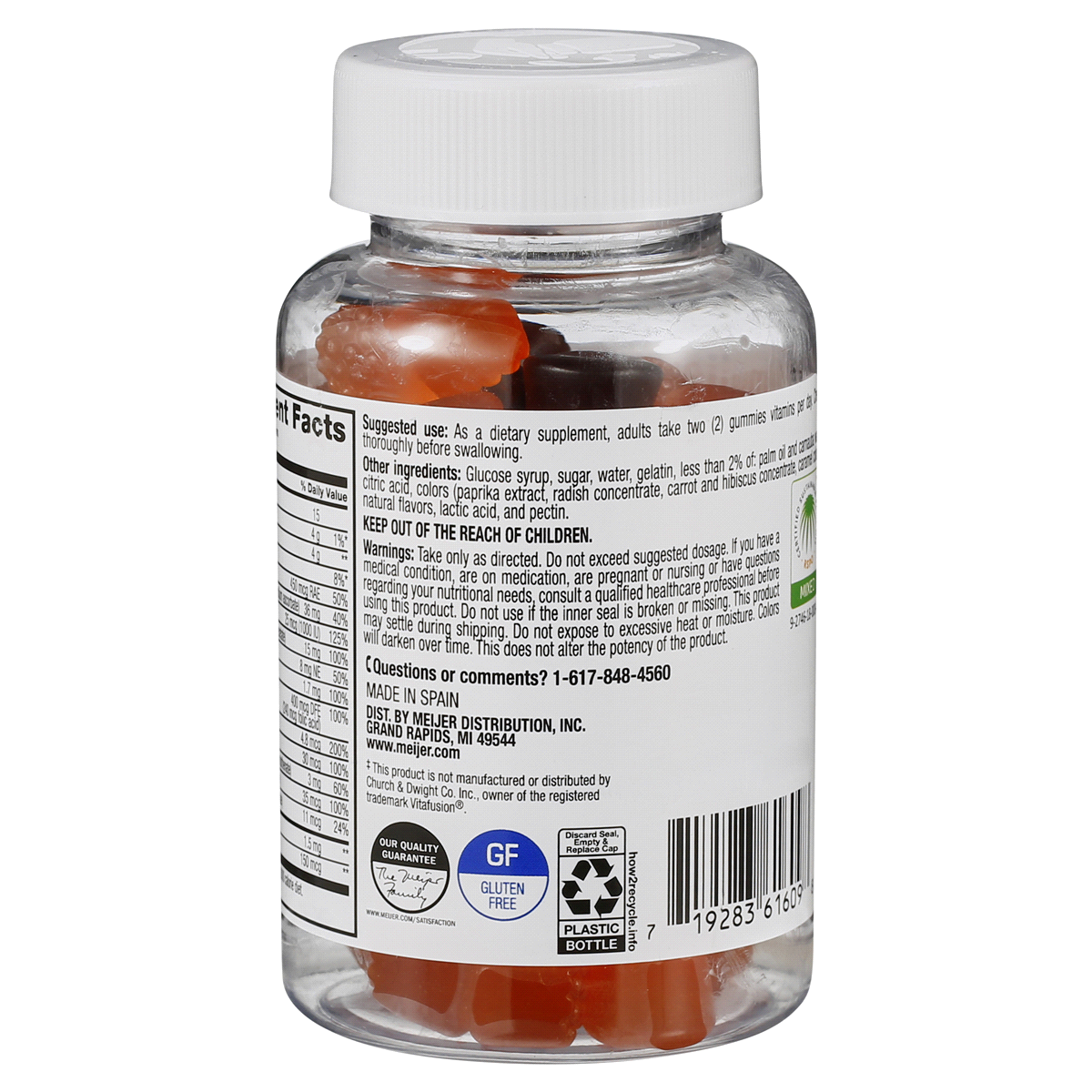 Meijer Adult Multivitamin Gummies 70 ct | Shipt