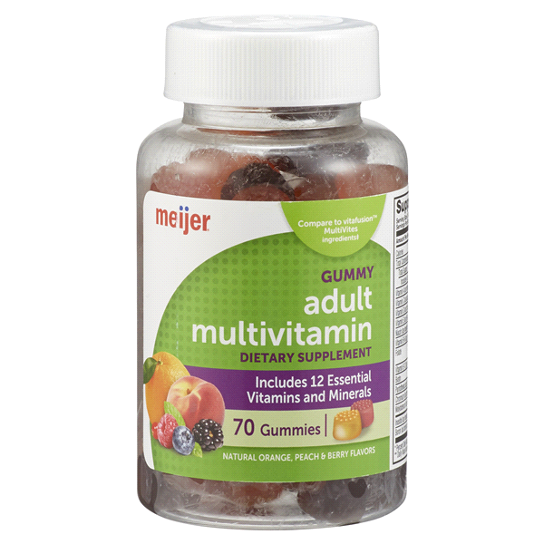 Meijer Adult Multivitamin Gummies 70 ct | Shipt