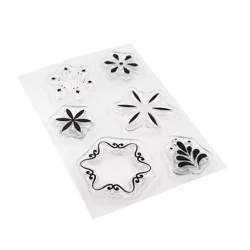 Snowflake Clear Stamp Set By Recollections 2.75 in x 4.5 in | shipt