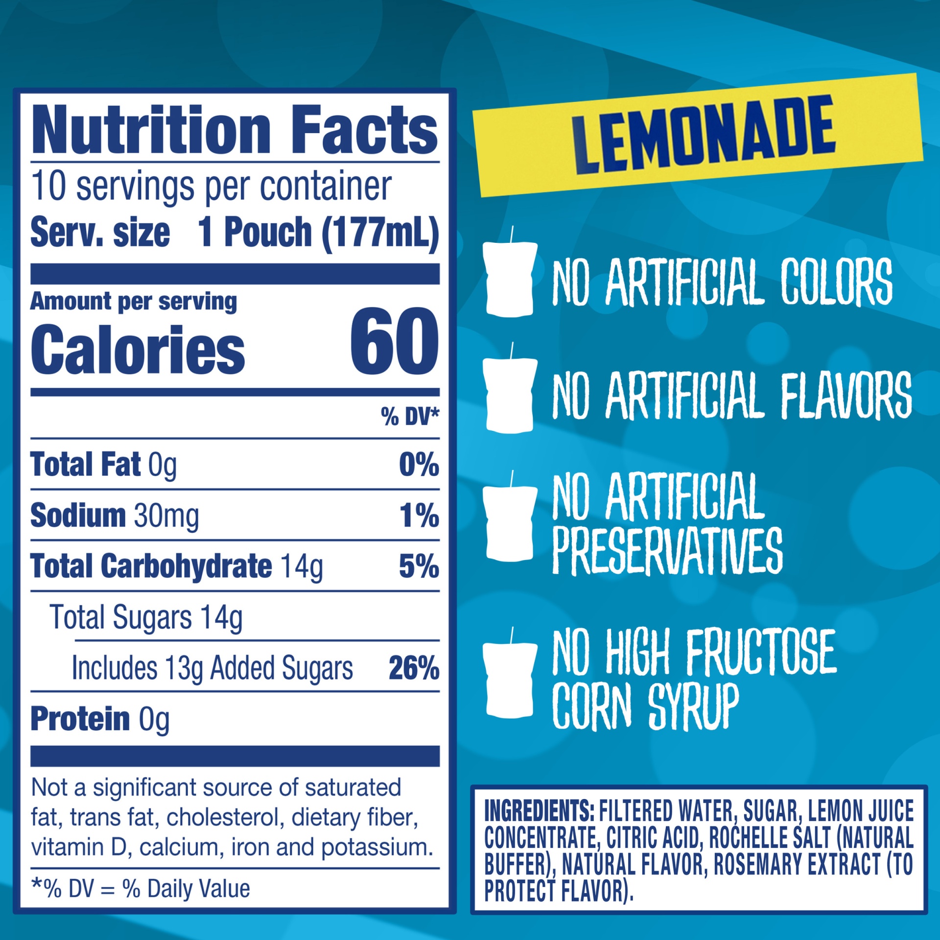 Capri Sun Lemonade Drink Pouches 10 ct; 6 fl oz | Shipt