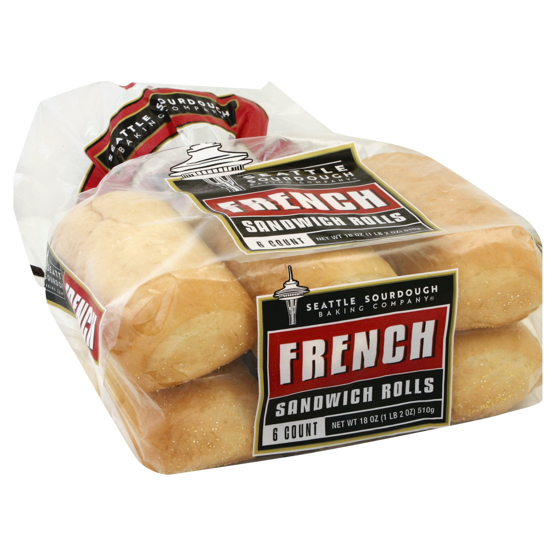 Seattle International French Sandwich Rolls 6 ct; 18 oz | Shipt