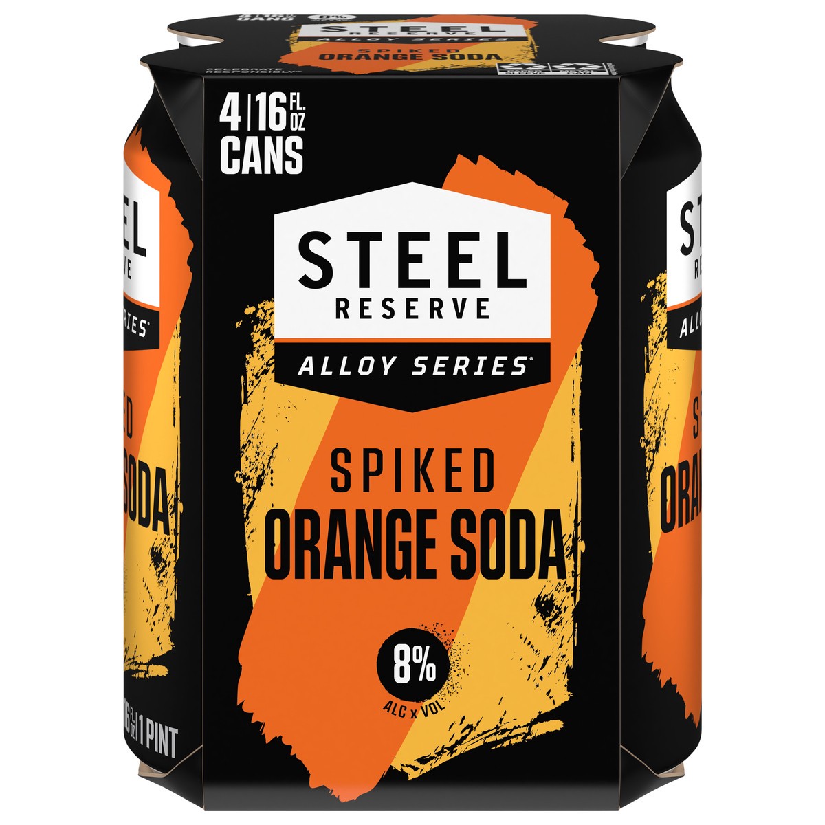 Steel Reserve Alloy Series Spiked Orange Soda Malt Beverage 4 - 16 fl oz Cans 4 ct | Shipt