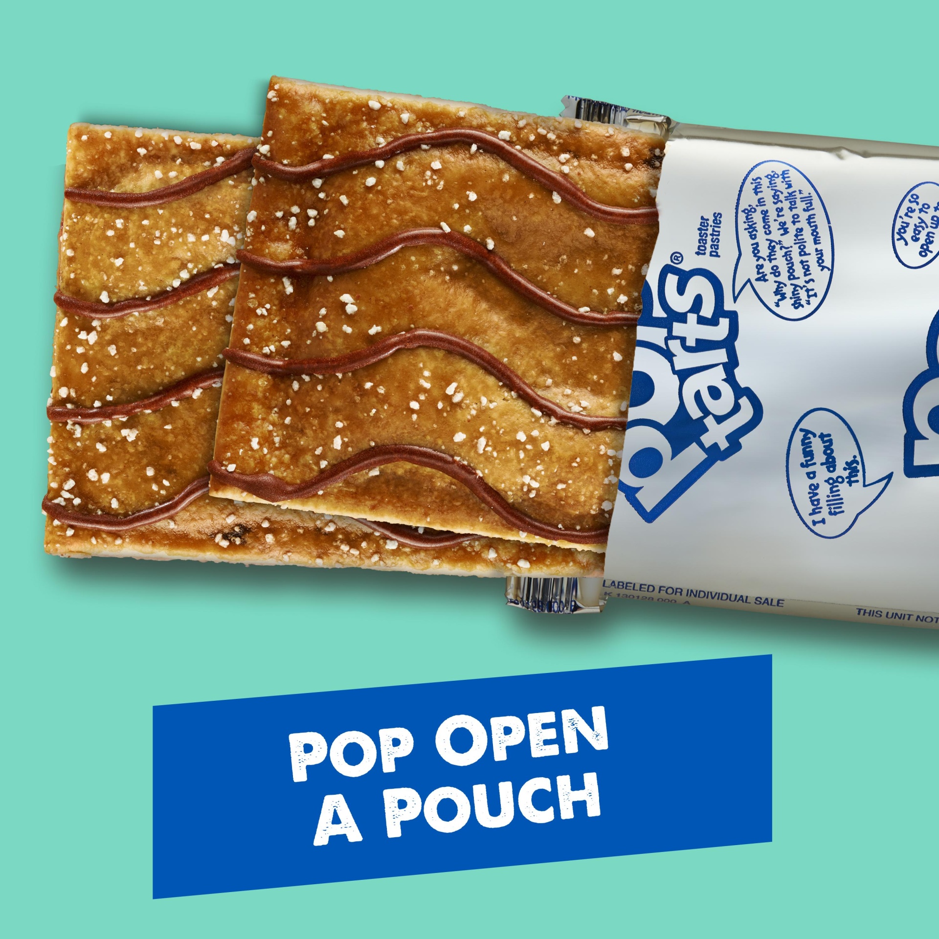 Kellogg's Pop-Tarts Pretzel Breakfast Toaster Pastries, Chocolate 13.5 ...