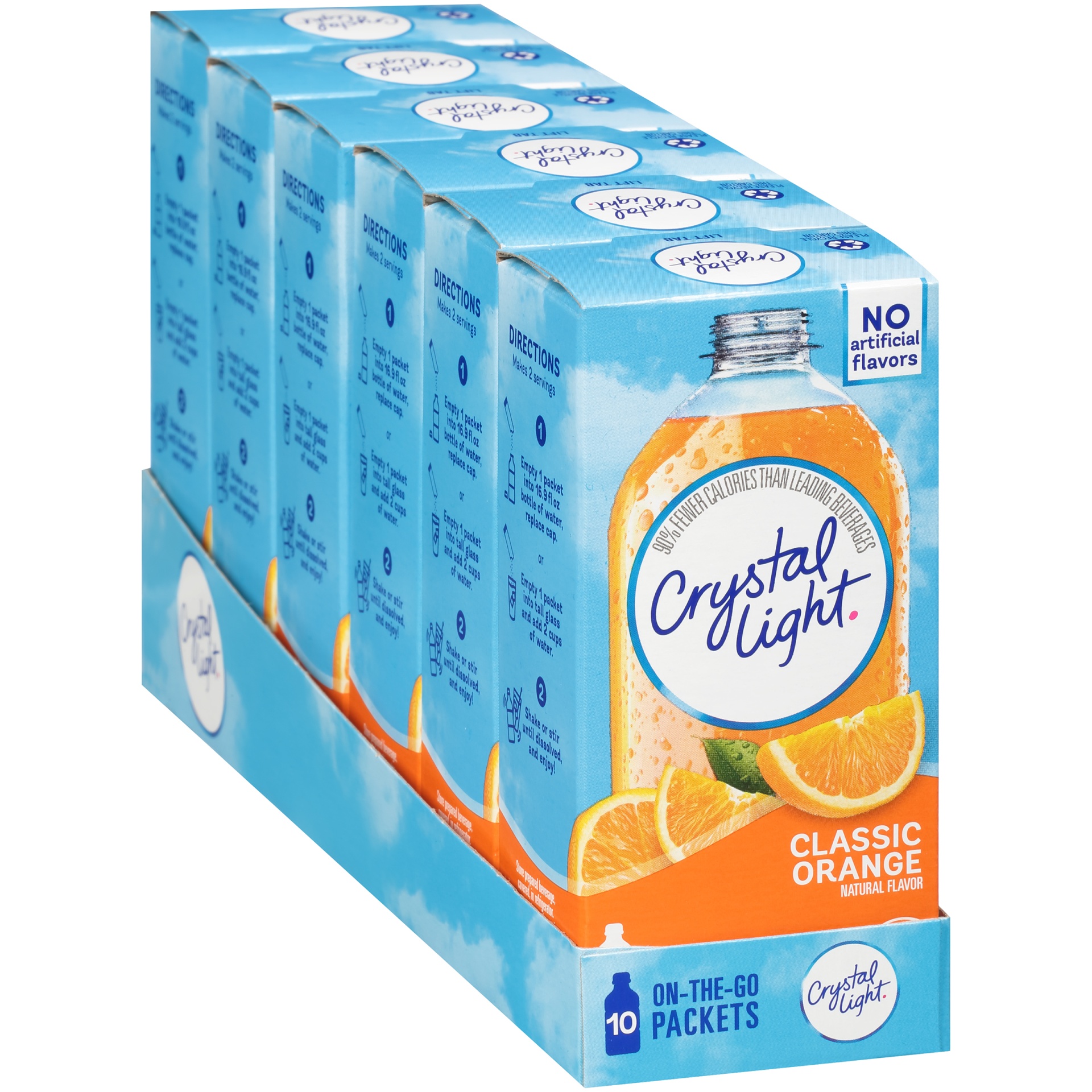 Crystal Light Classic Orange Naturally Flavored Powdered Drink Mix On ...