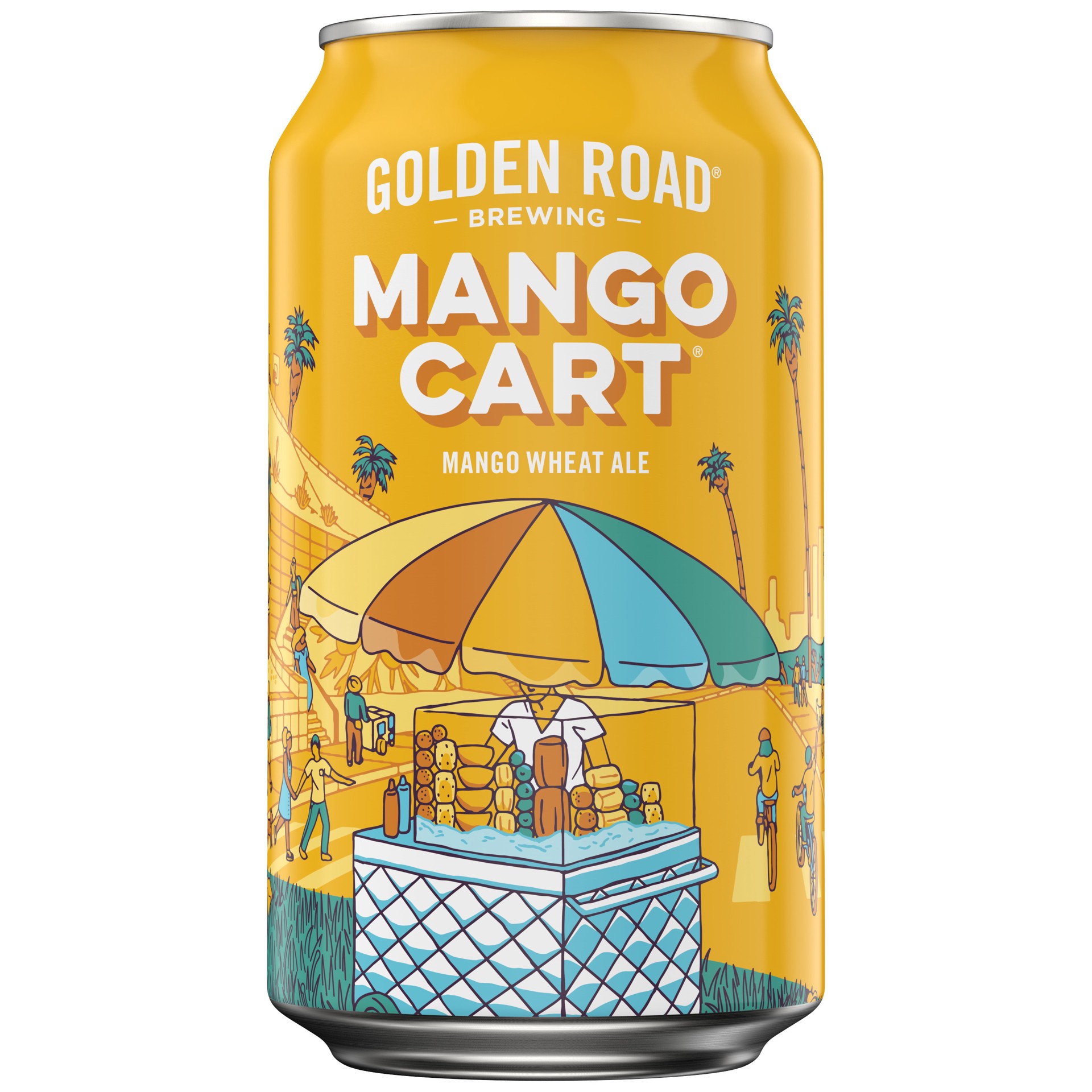 Golden Road Wheat Ale Mango Cart Beer 12 fl oz 12 fl oz | Shipt
