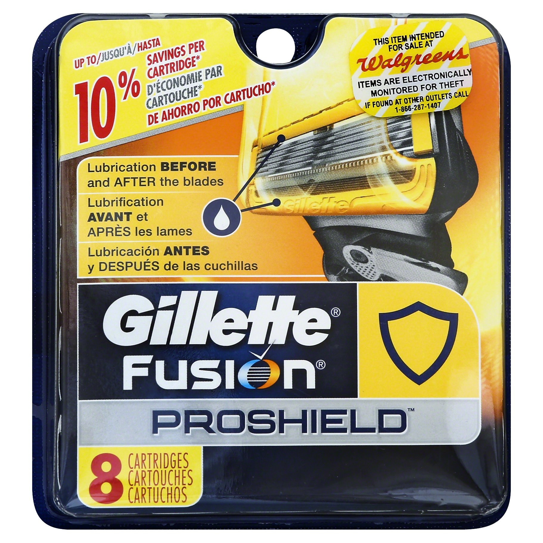 Gillette Fusion Proshield Men's Razor Blade Refills 8 ct | Shipt