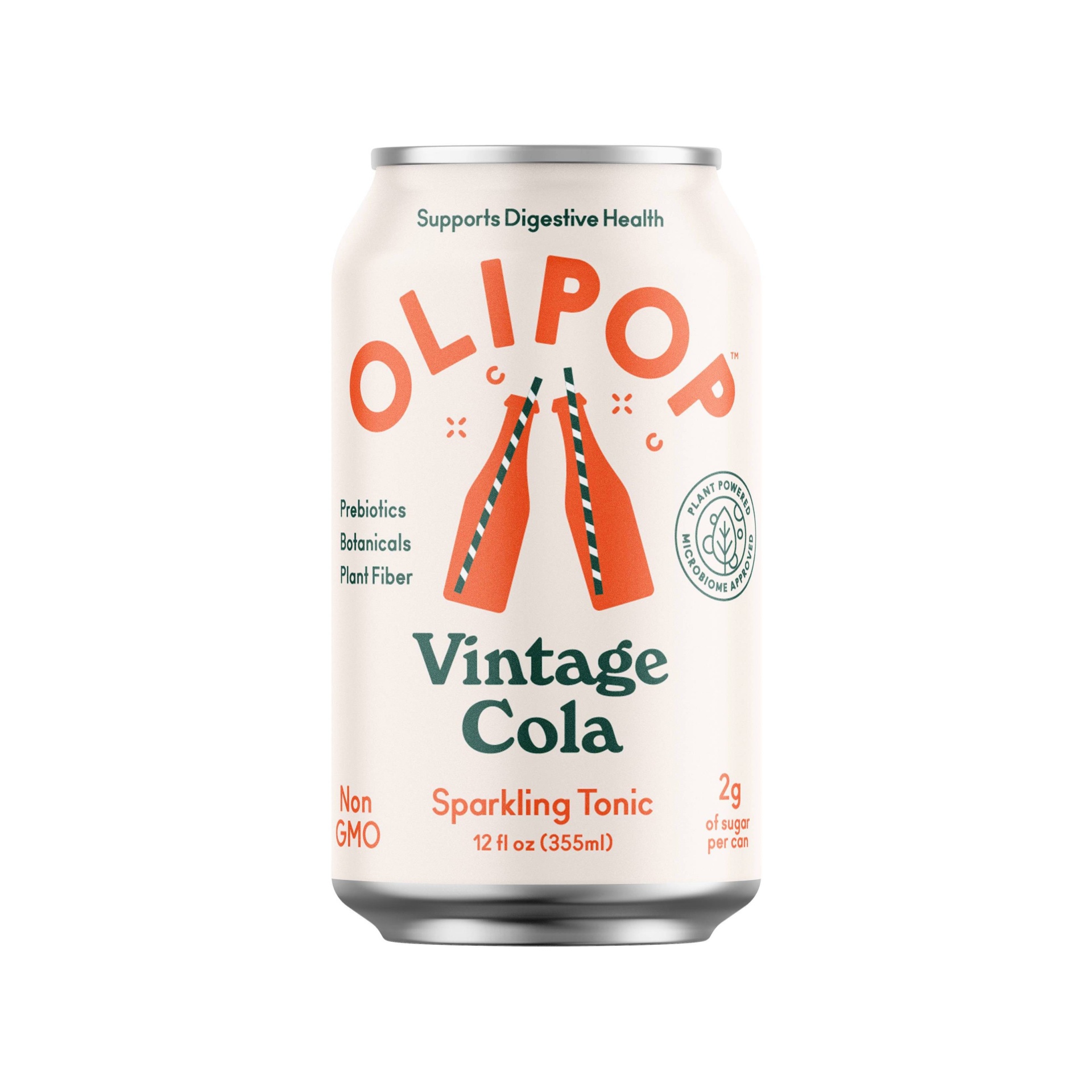 Olipop Vintage Cola Sparkling Tonic 12 fl oz | Shipt