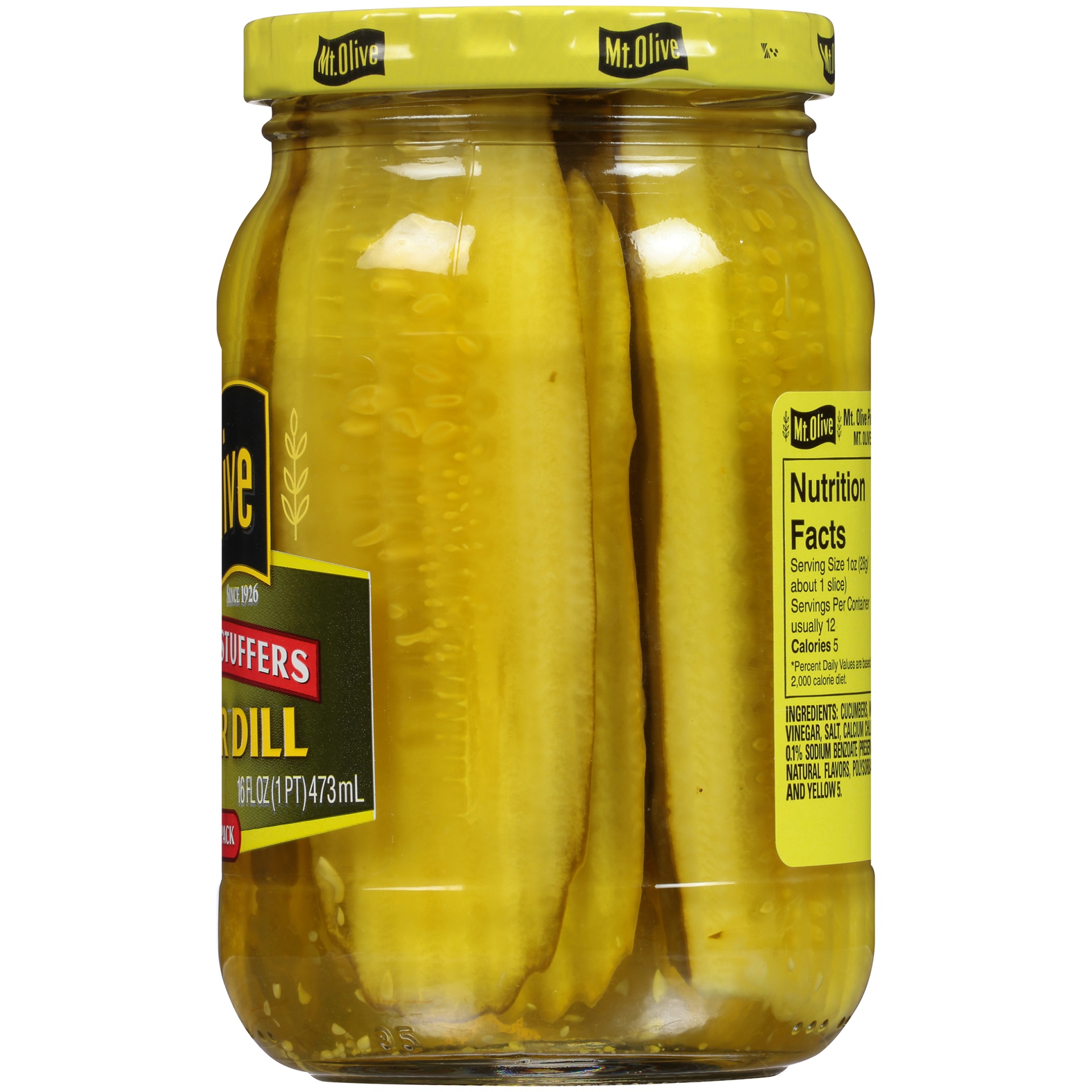 Mt. Olive Sandwich Stuffers Kosher Dill Pickle Slices 16 fl oz | Shipt