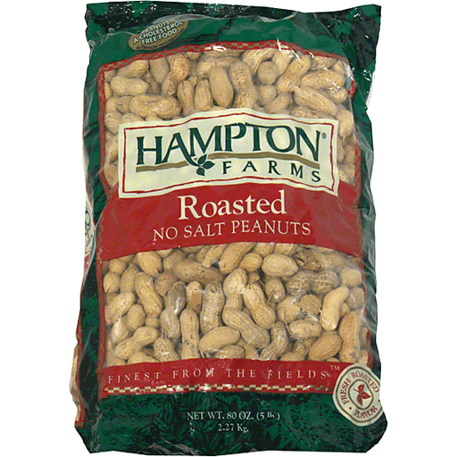 Hampton Farms Unsalted Roasted Peanuts 5 lb | Shipt