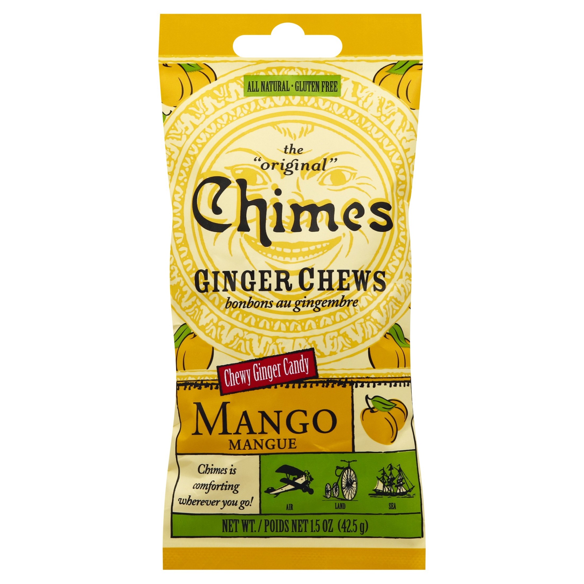 Chimes Ginger Mango Chews 1.5 oz | Shipt