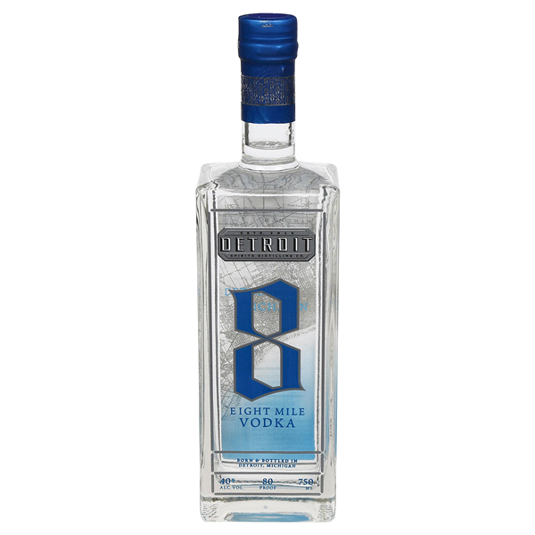 Detroit Bold Eight Mile Vodka 750 ct | Shipt
