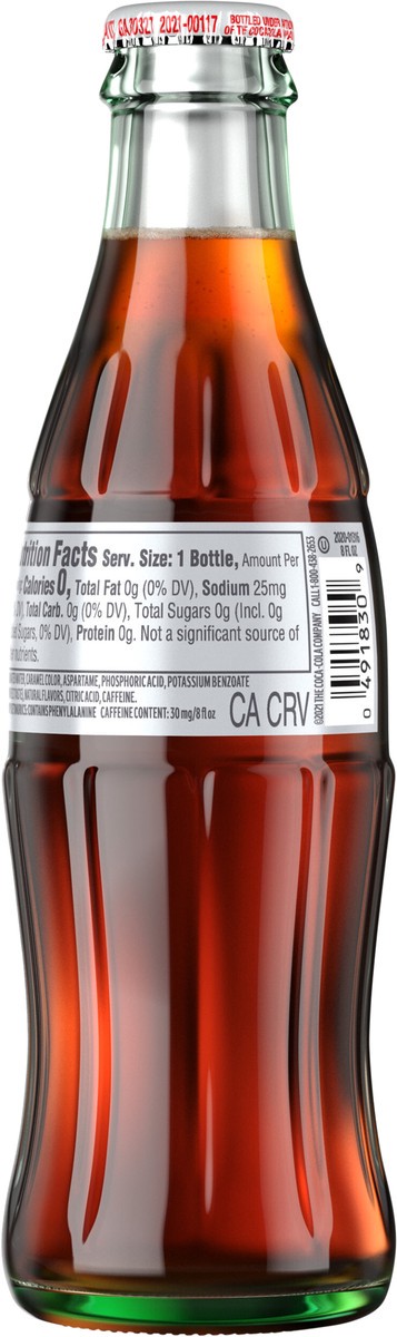 Diet Coke Glass Bottle, 8 fl oz 8 fl oz | Shipt