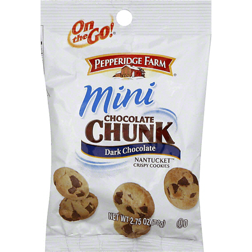 Pepperidge Farm Mini Chocolate Chunk Dark Chocolate Cookies 2.75 oz | Shipt