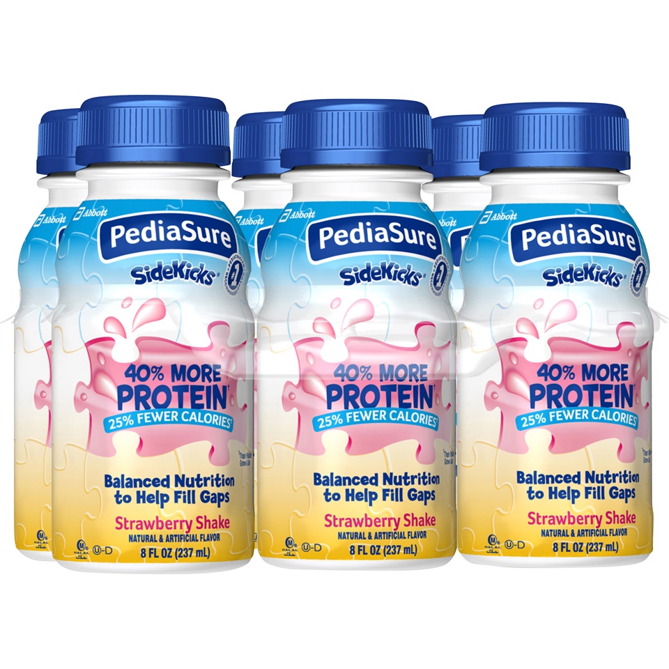 PediaSure Sidekicks Strawberry Nutritional Shake 6 ct; 8 oz | Shipt