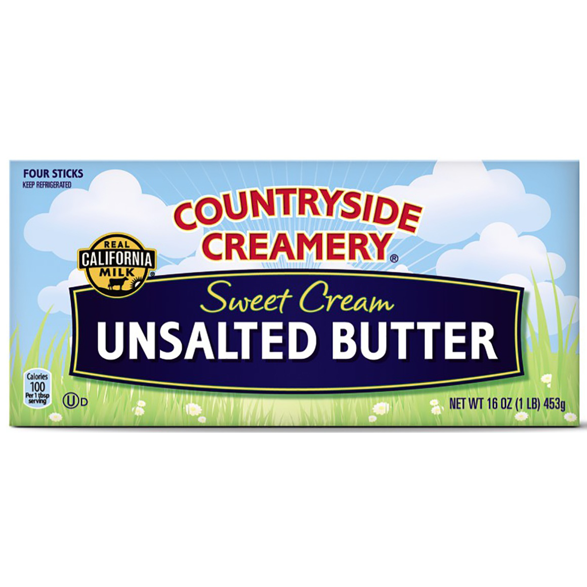 Countryside Creamery Unsalted Butter Quarters 16 oz | Shipt