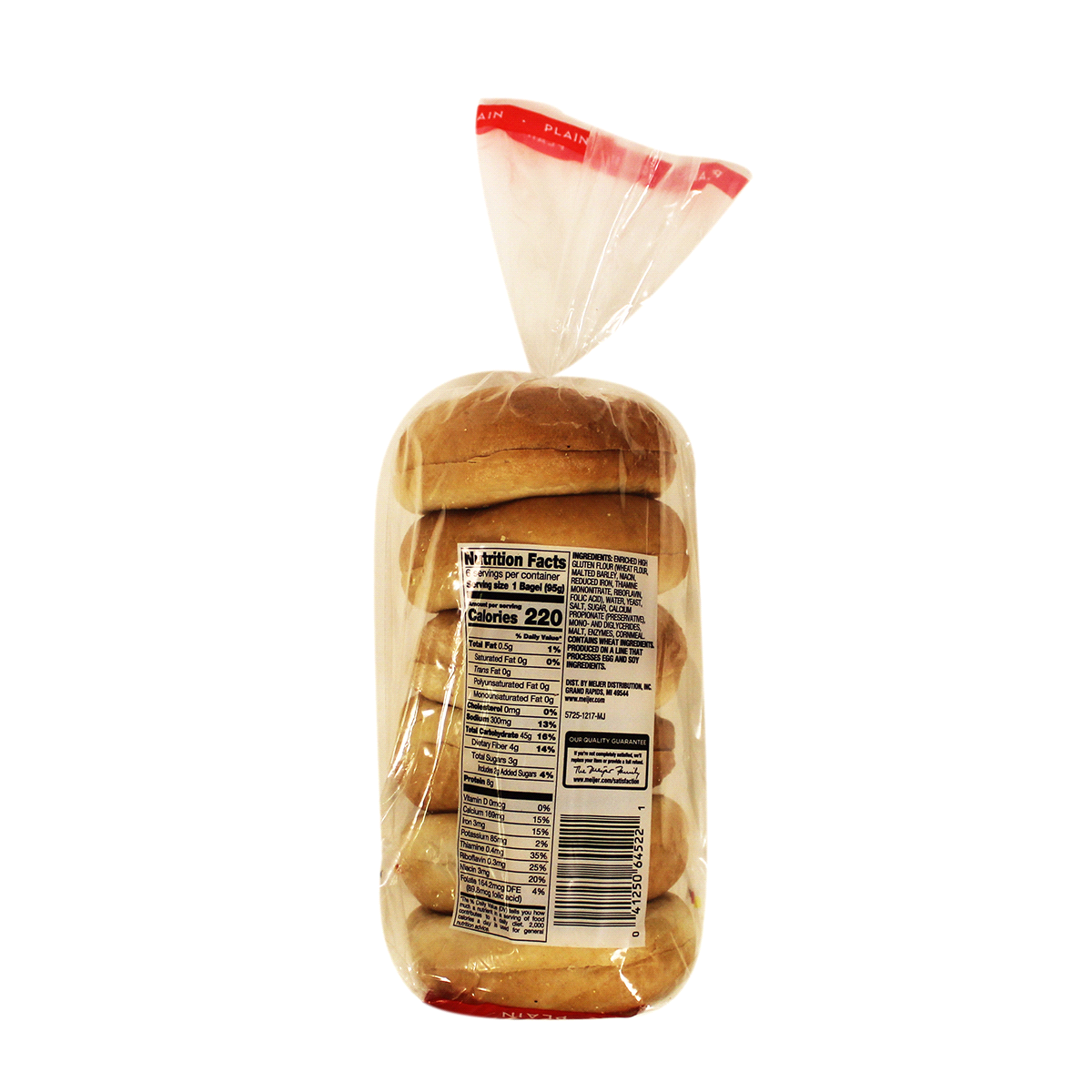 Meijer Bagels Deli Style Plain 18 oz | Shipt