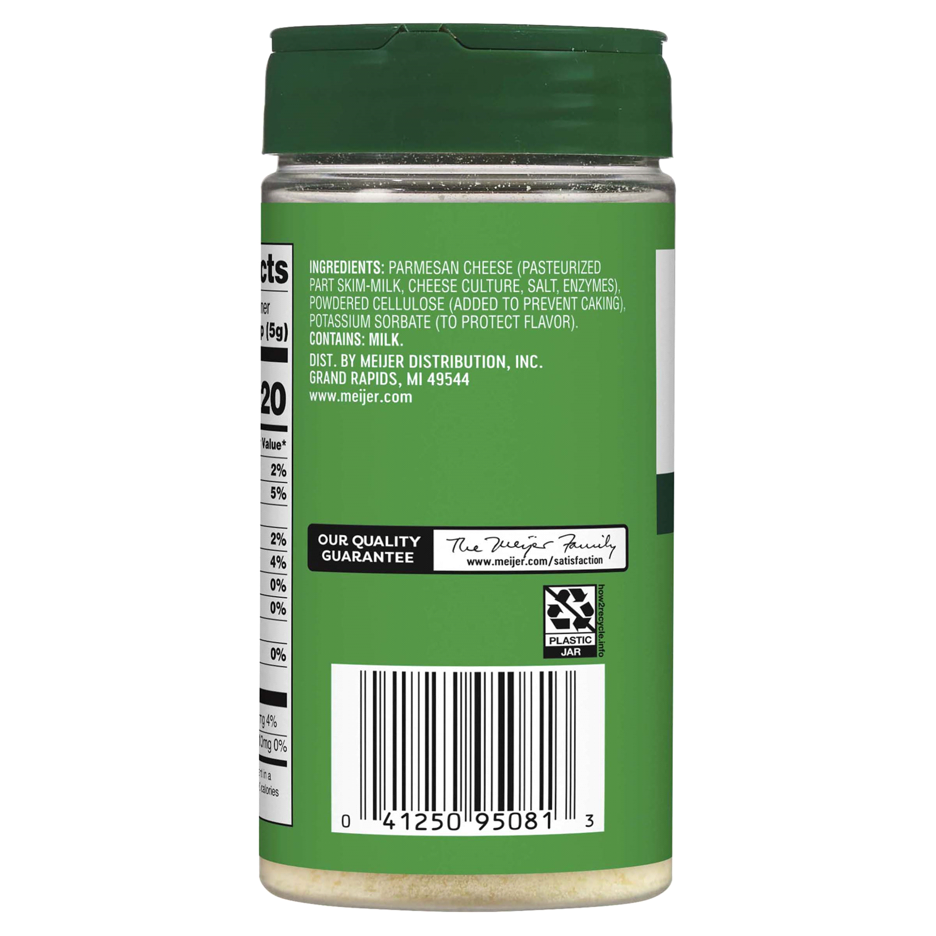 Meijer Grated Parmesan Cheese 8 oz | Shipt